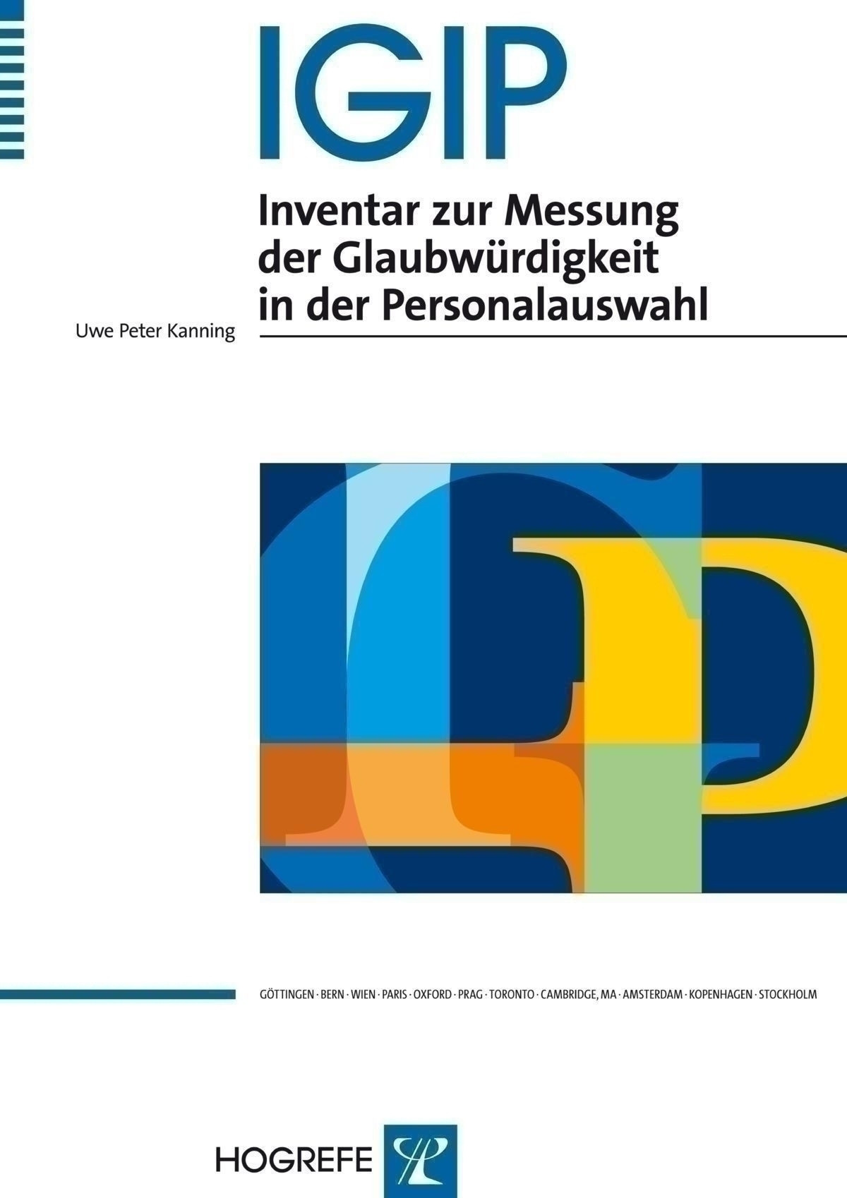 IGIP - Test komplett bestehend aus: Manual, 25 Fragebogen, 25 ...