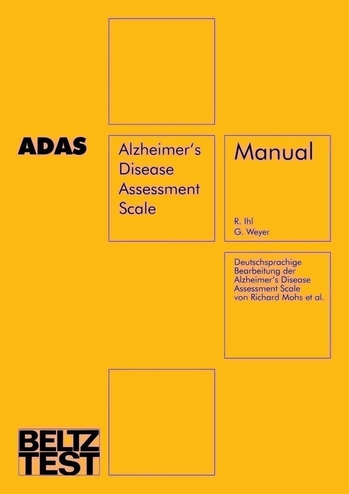 ADAS - Alzheimer's Disease Assessment Scale | Testzentrale