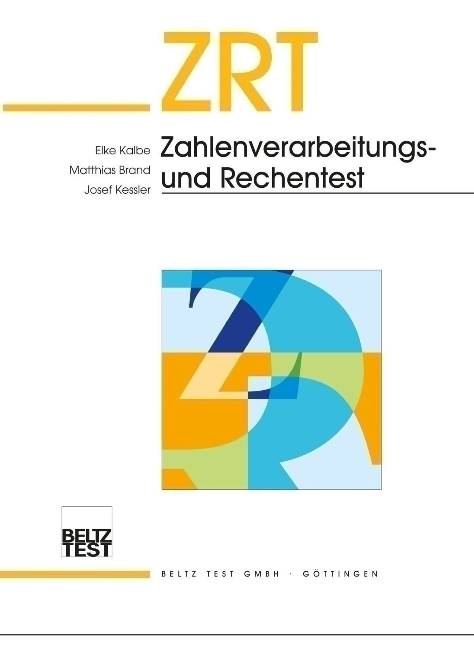 ZRT - Test komplett bestehend aus: Manual, 5 Testheften, Vorlagen, 5 ...