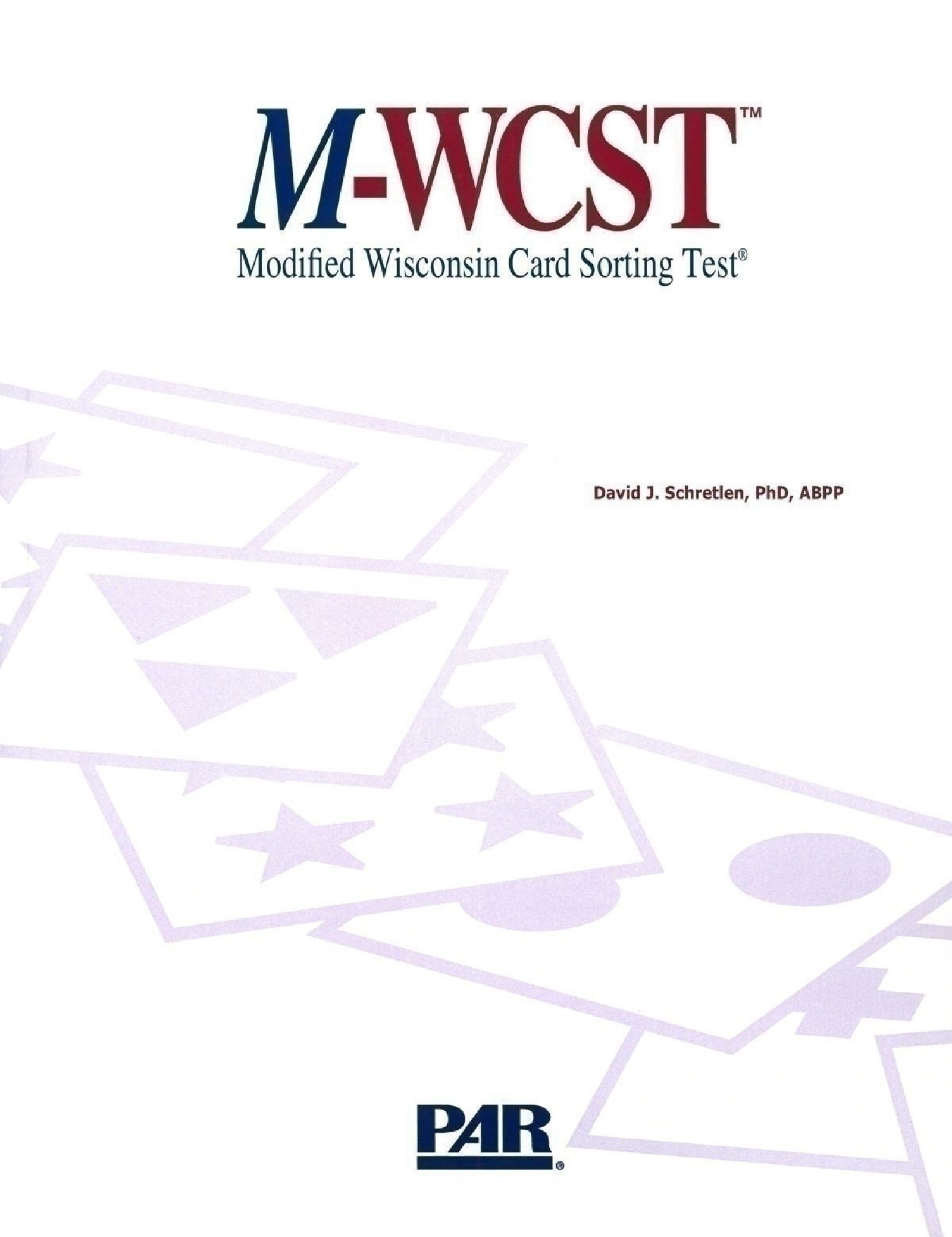 M-WCST™ - Modified Wisconsin Card Sorting Test® | Testzentrale