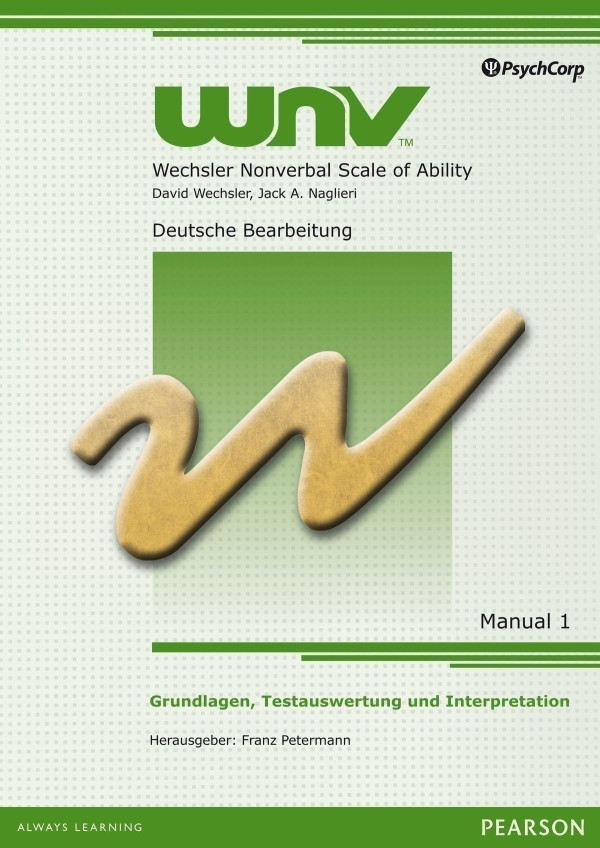 WNV - Wechsler Nonverbal Scale of Ability | Testzentrale