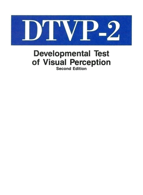 DTVP-2 - Developmental Test of Visual Perception | Testzentrale