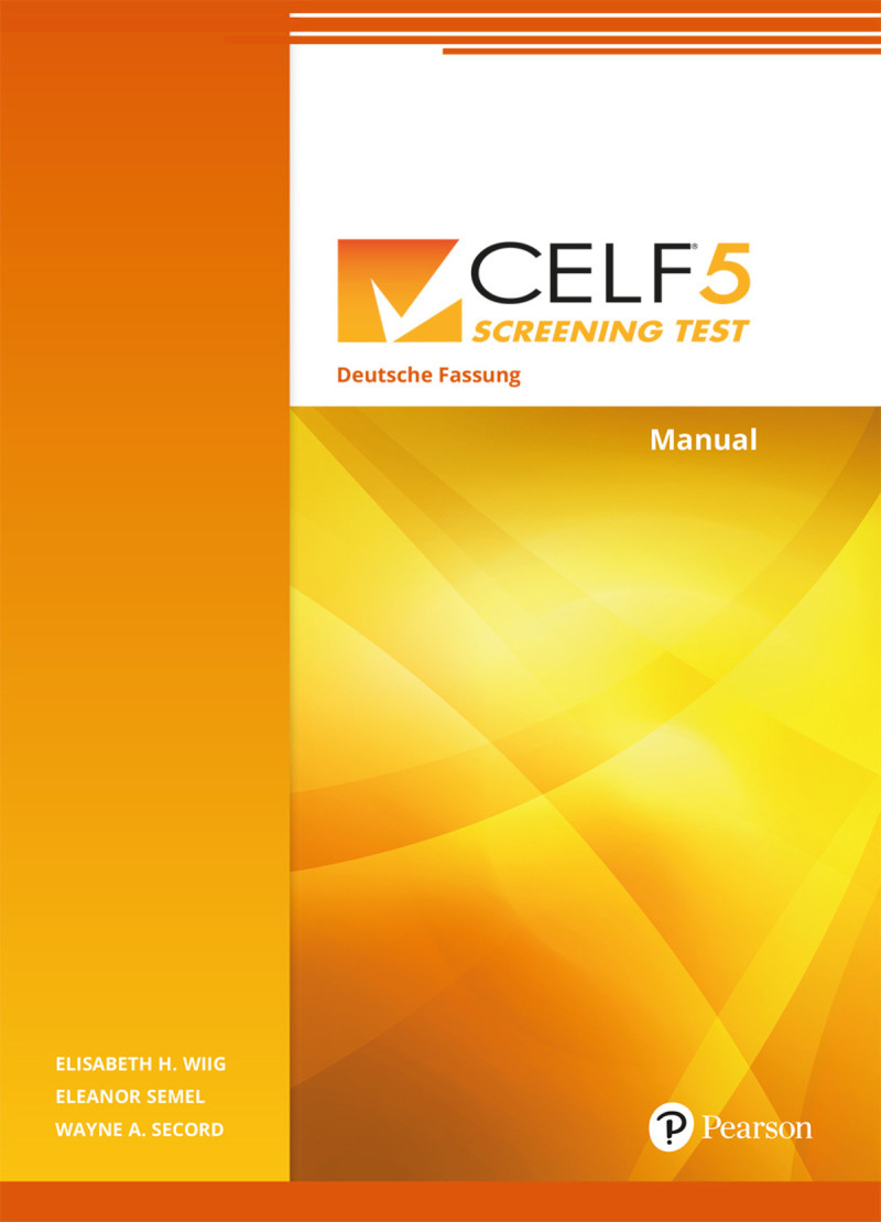 CELF-5 Screening Test - Clinical Evaluation of Language Fundamentals ...
