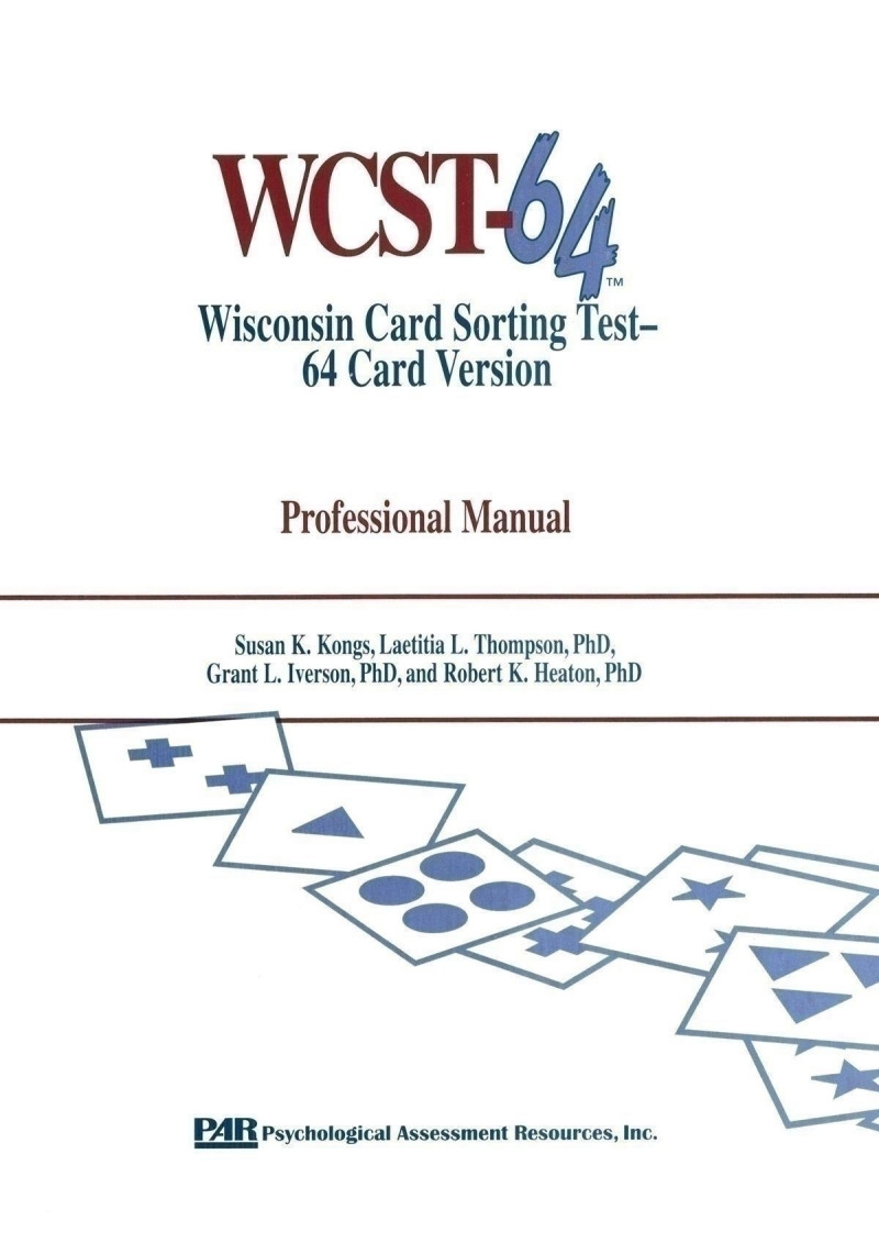 WCST-64™ - The Wisconsin Card Sorting Test® - 64 Card Version ...