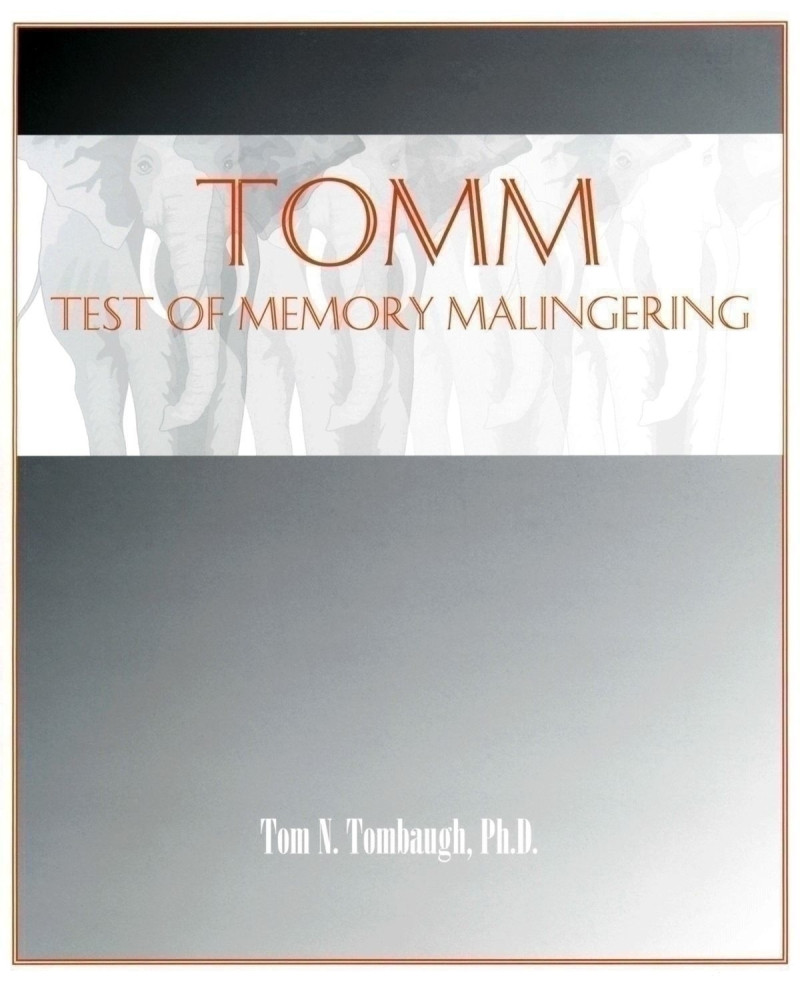 TOMM™ - Test of Memory Malingering | Testzentrale