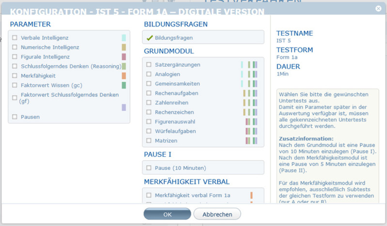 IST 5 - Intelligenz-Struktur-Test 5 | Testzentrale